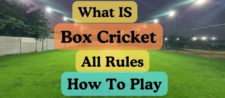 Box Cricket Rules and Regulations: A Comprehensive Guide